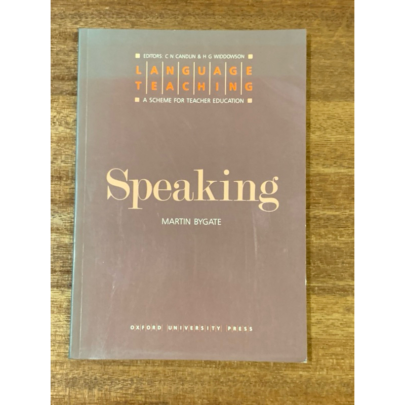 Speaking book by MARTIN BYGATE | Shopee Malaysia