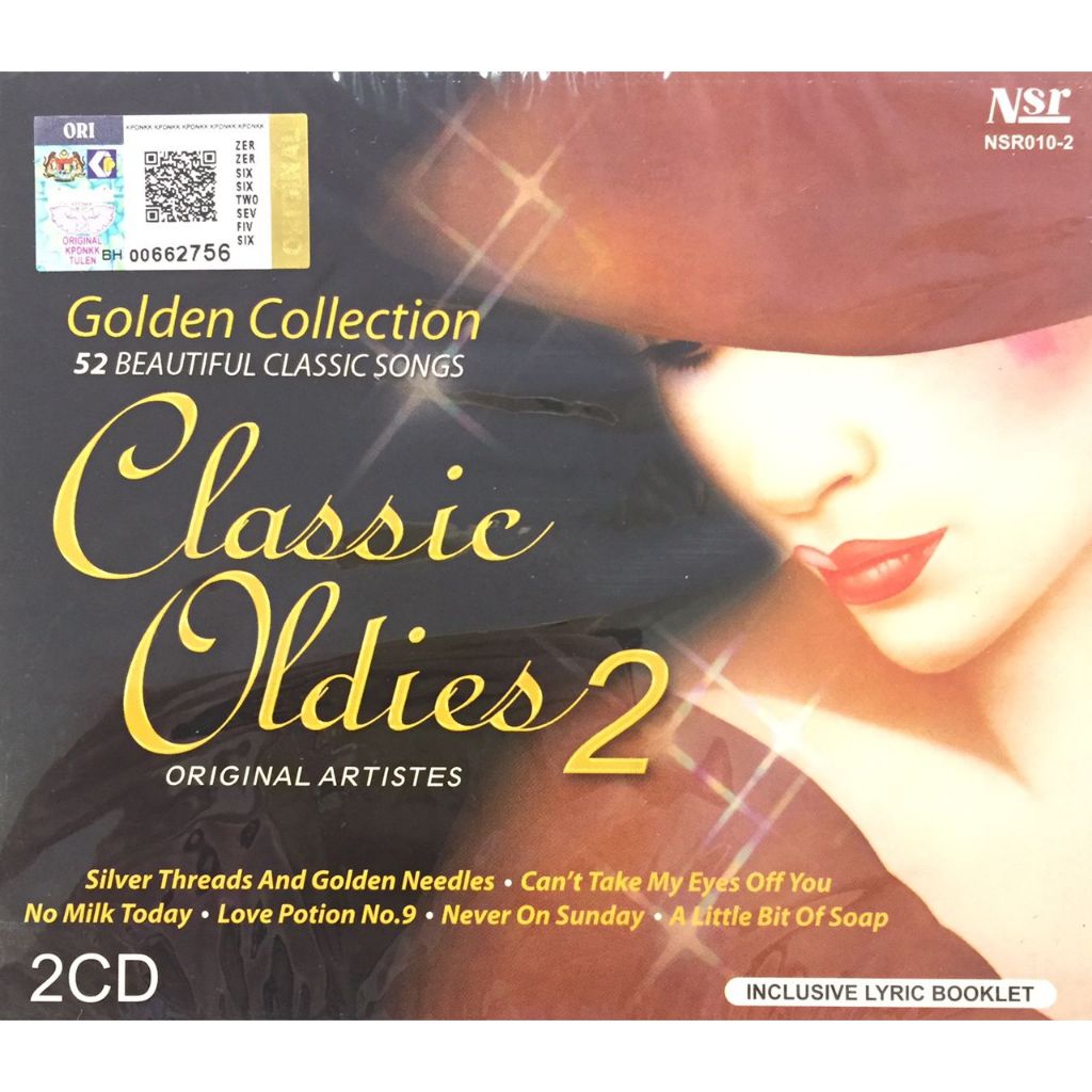 English CD Golden Collection 52 Beautiful Classic Songs Classic Oldies ...