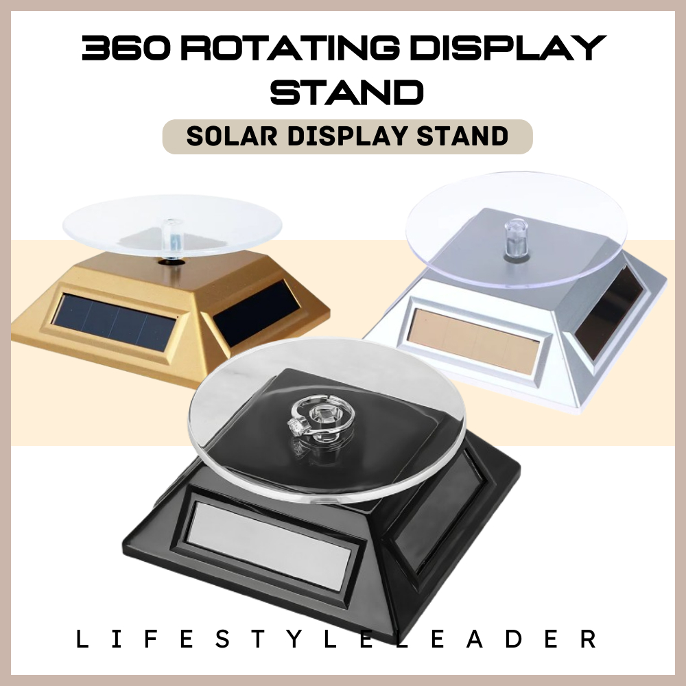 9cm Rotating Display Stand Mini 360 Degree Rotating Turntable Electric ...