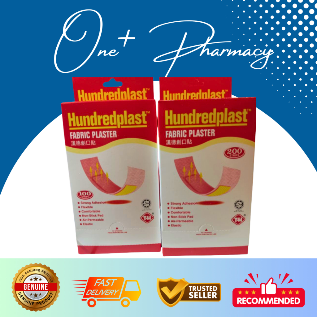 Hundreplast Fabric Plaster 100's/200's | Shopee Malaysia