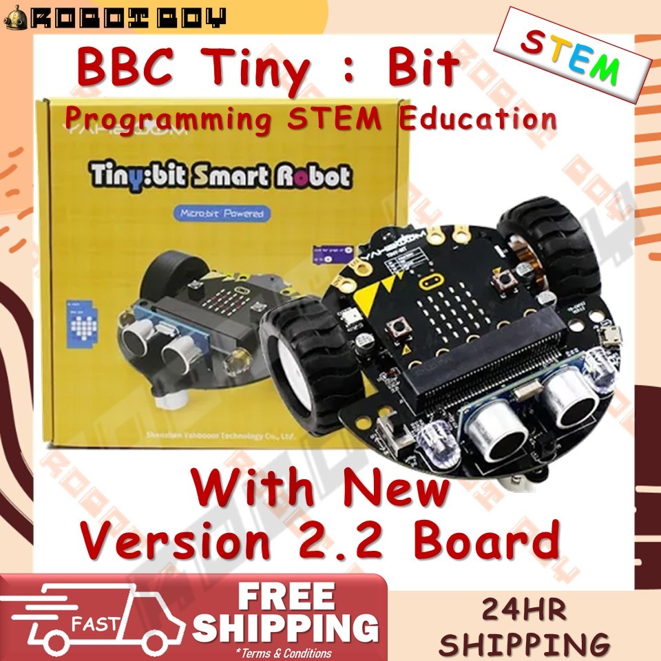 🔥Project RBT🔥BBC Tinybit Smart Car Robot/Tiny:bit/Microbit v2/Micro:bit V2.2 Coding Starter ...