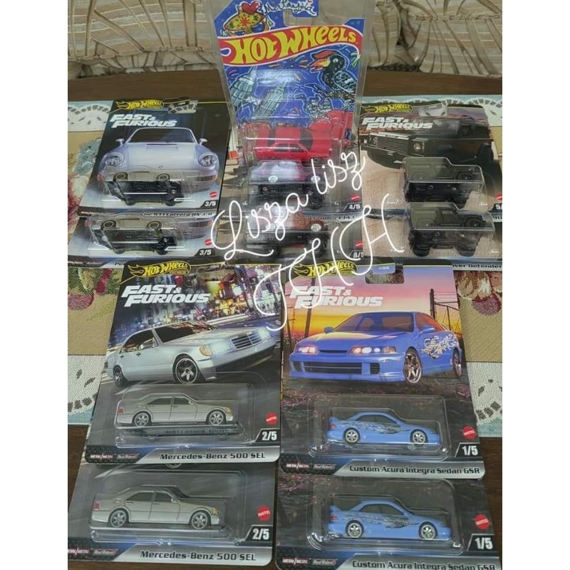 Hotwheels 2024 new fast and furious car culture set combo with saga ...