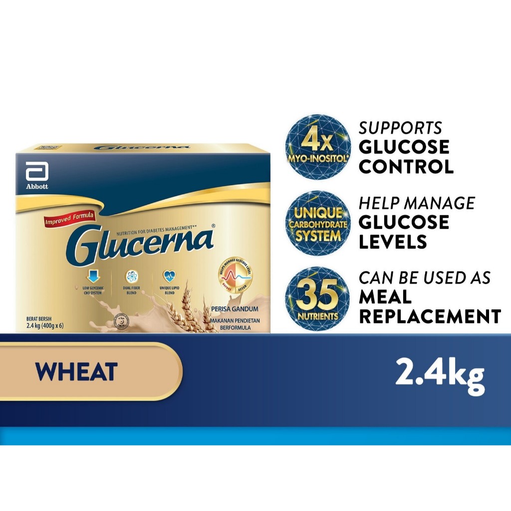 Glucerna Wheat 2.4kg BIB (Diabetes-Specific Formula) | Shopee Malaysia
