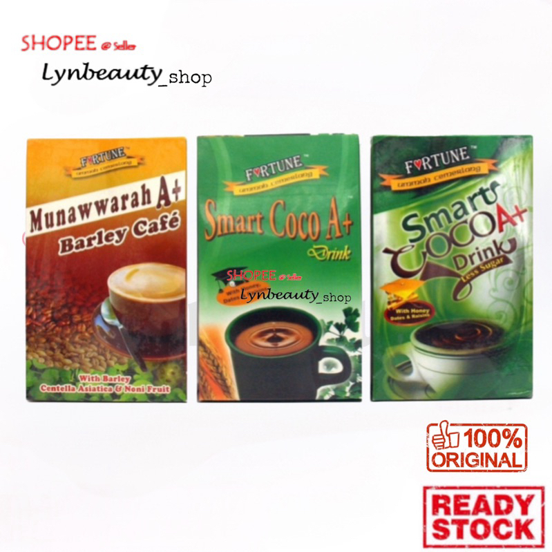 FORTUNE SMART COCO A+/ SMART COCO A+ LESS SUGAR / KOPI BARLI MUNAWWARAH ...