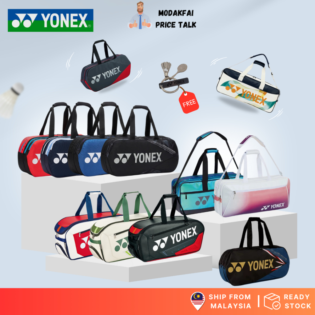 YONEX PRO kejohanan Badminton Bag kapasiti besar raket beg bahu ...