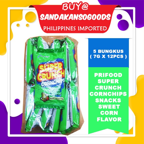 [Sabah | Philippines Imported ] Prifood Super Crunch Cornchips Snacks ...