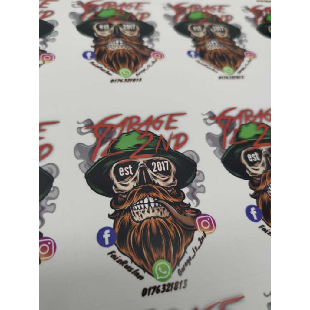synthetic sticker, sticker label look matte | Shopee Malaysia