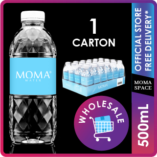 MOMAwater 500mL (1 carton x 24 bottles) - Pure Drinking Water - MOMA ...