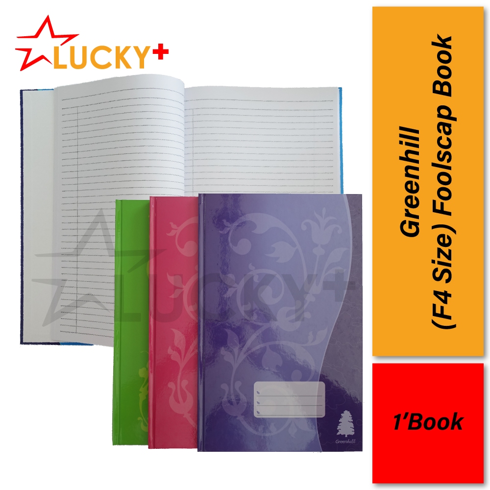 Greenhill F4 Hard Cover Foolscap Book(1book)/Exercise Note Book /Buku ...