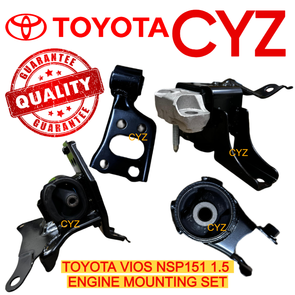 Engine Mounting Set Toyota Vios NSP151 1.5, Yaris, Sienta NSP170 ...