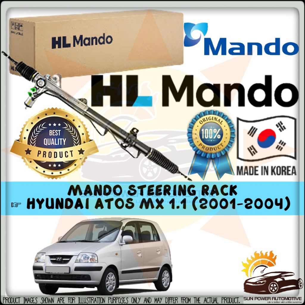 Hyundai Atos MX 1.1 100% ORIGINAL HL MANDO Korea Power Steering Gear ...