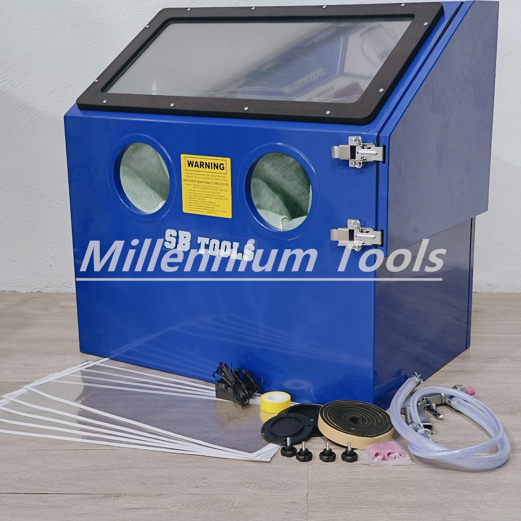 [NEW UPGRADED] SB TOOLS 110L Bench SandBlast Cabinet | Sandblasting ...
