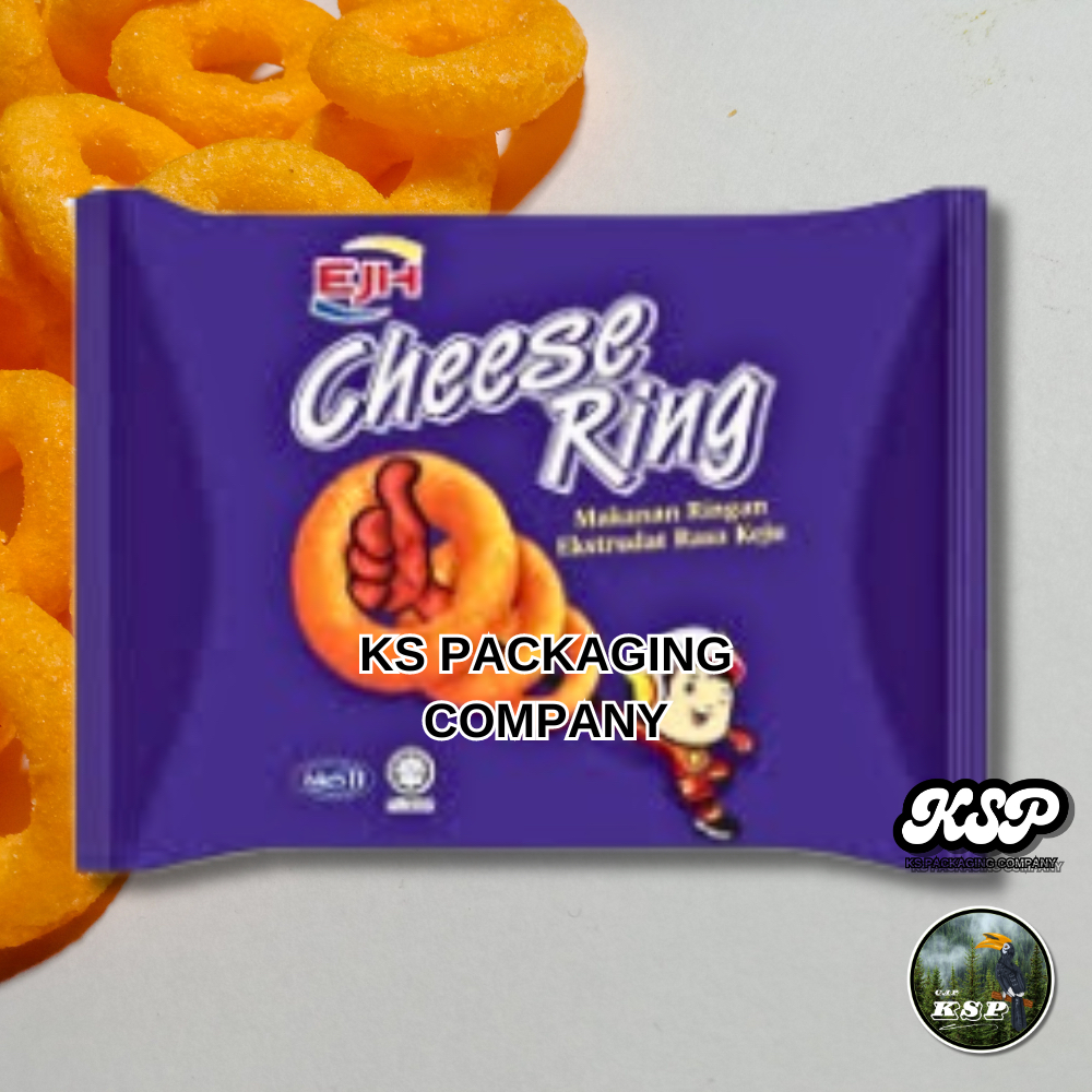 200g EJH Cheese Ring Cheese Flavoured Snacks Keropok Rasa Keju 香脆芝士圈 ...