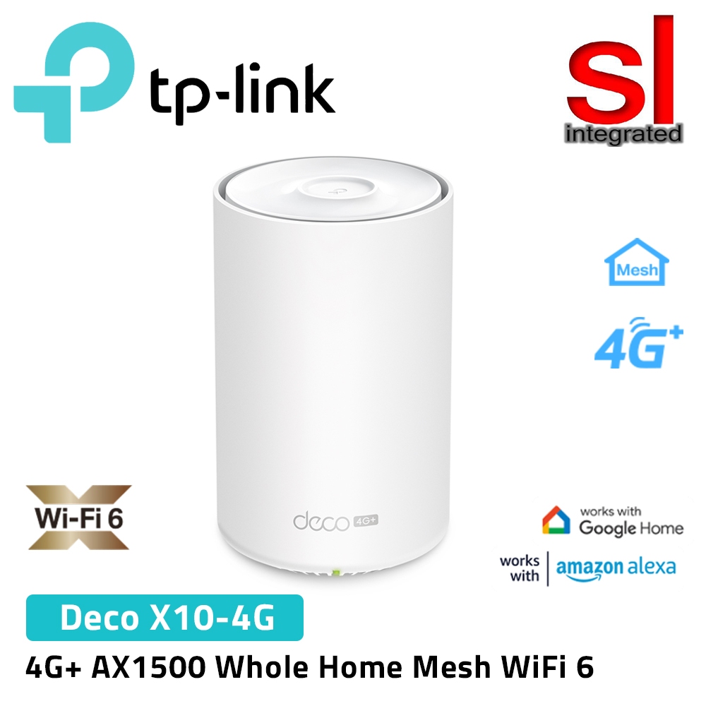 TP-Link Deco X10-4G 4G+ AX1500 Whole Home Mesh WiFi 6 System | Shopee ...