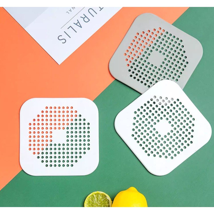 Silicone Hair Catcher Floor Drain Cover Strainer Basin Sink Trap Hair ...