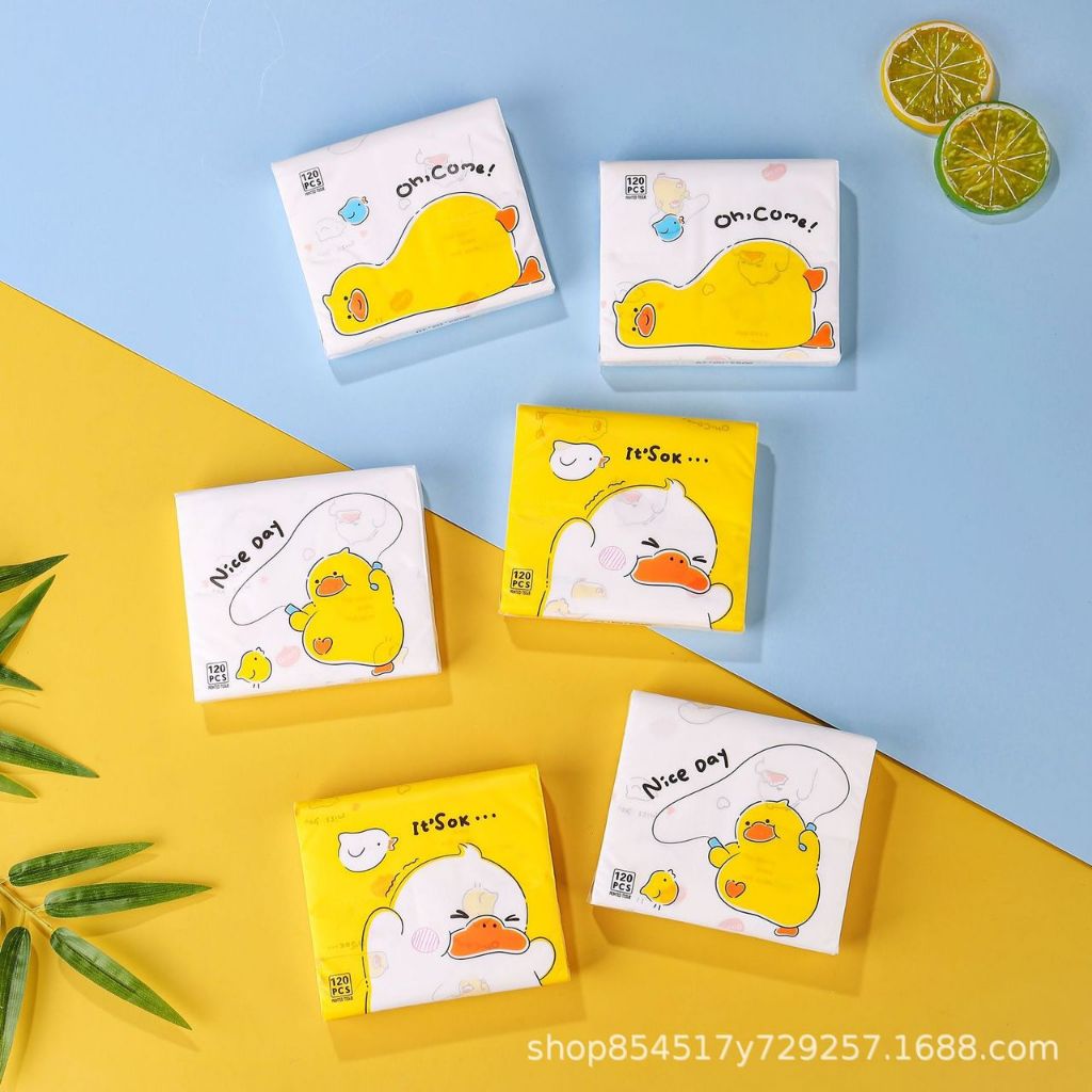 MInnie Cartoon Tissue Cute printed 40pcs/package 3ply bear tisu 卡通 印花 ...