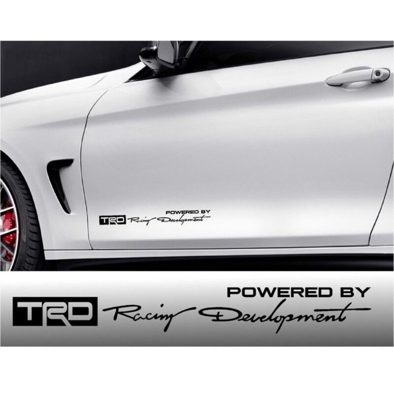 (Ready Stock) S173# 2pcs Powered By TRD Racing Development Car Decals ...