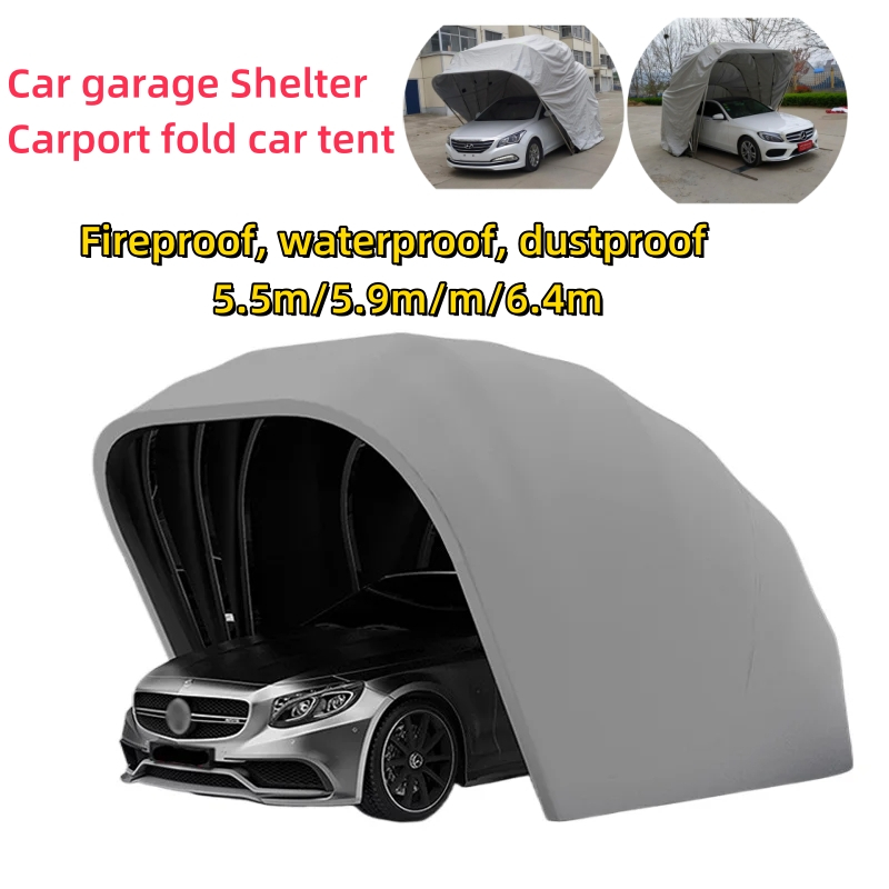 Car Mobile Outdoor Hydraulic Car Shed Folding Parking Shed Garage ...