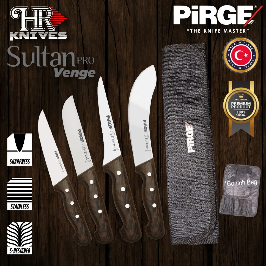 PIRGE VENGE Set Kombo Set Of 5 Pisau lapah - Pisau Boning - Pisau ...