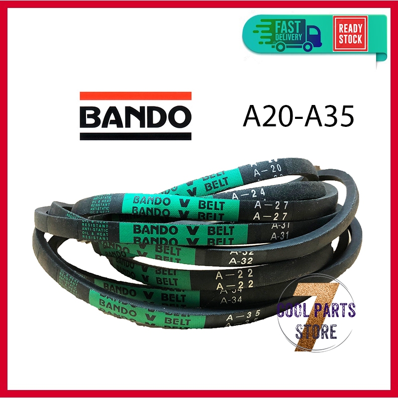 BANDO V Belt A20 A21 A22 A23 A24 A25 A26 A27 A28 A29 A30 A31 A32 A33 A34 A35 Bando V Belt ...