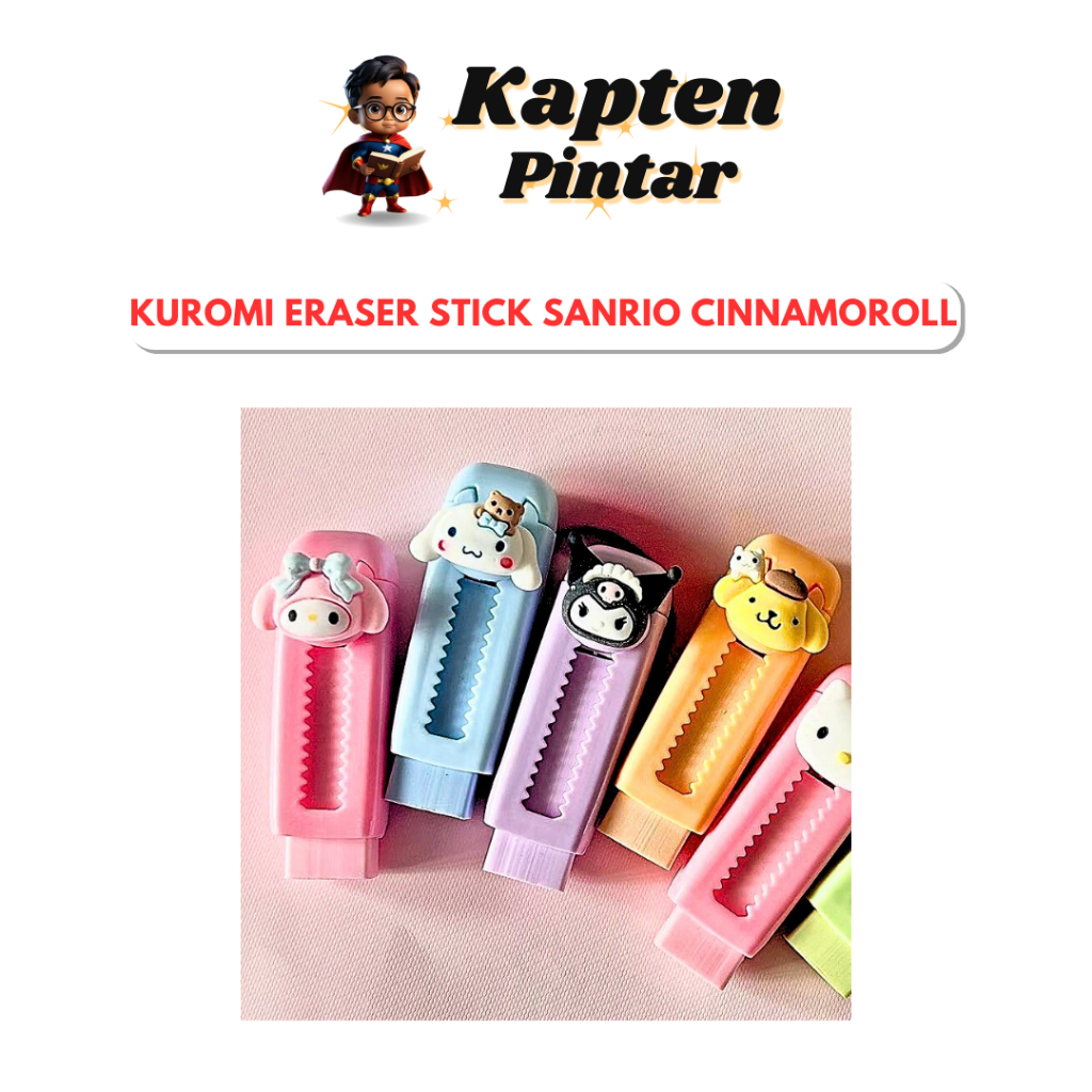 Kuromi Eraser Stick Sanrio Cinnamoroll | Shopee Malaysia