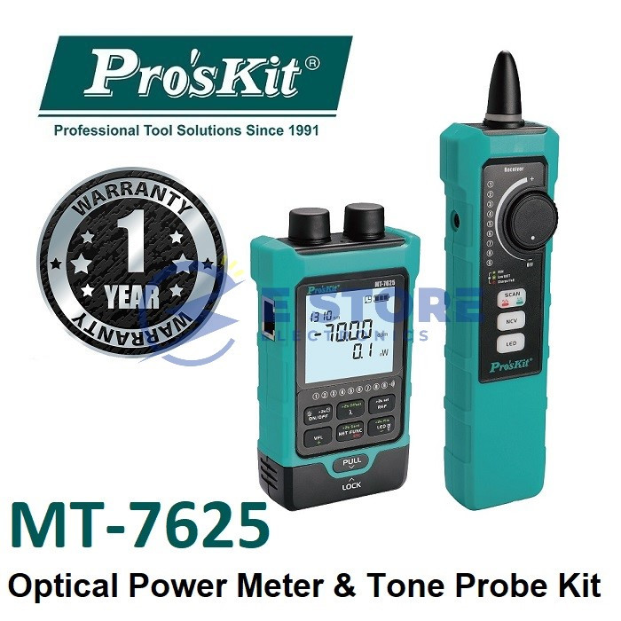 Pro'sKit MT-7625 Optical Power Meter & Tone Probe Kits | Shopee Malaysia