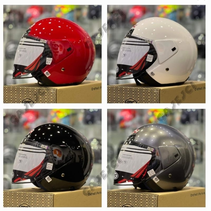 Helmet ARC Discovery Fiberglass Fiber Size L XL with Sirim Cert Topi ...