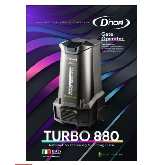 Dnor Turbo 880 Autogate Automation for Swing & Folding Gate {FULL SET ...