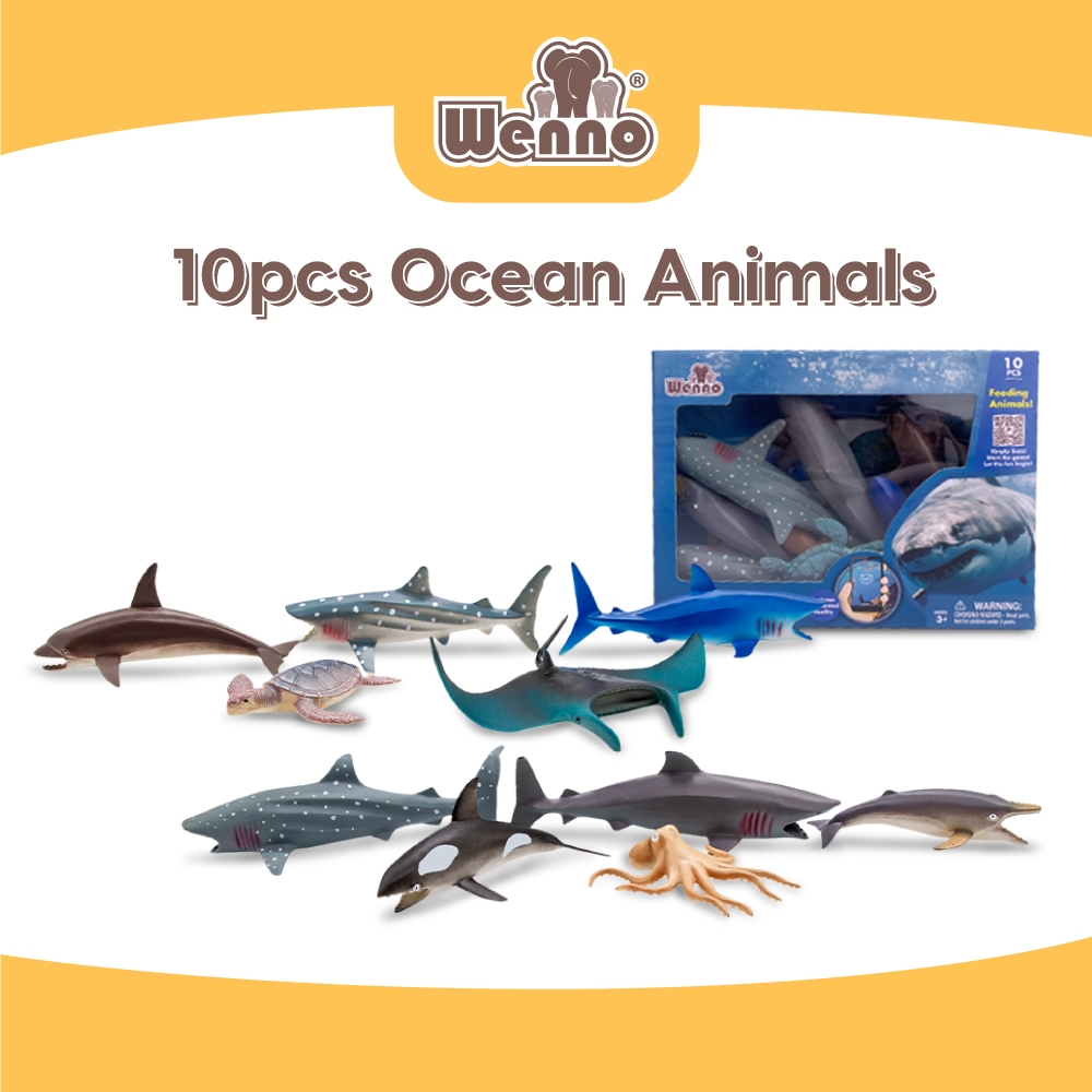 Wenno Planet 10pcs Animal Collection in window box Educational ...