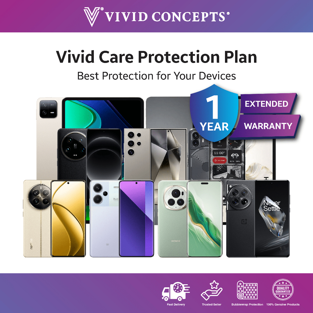 Vivid Care Protection Plan 1 Year (Mobile & Tablets) | Shopee Malaysia