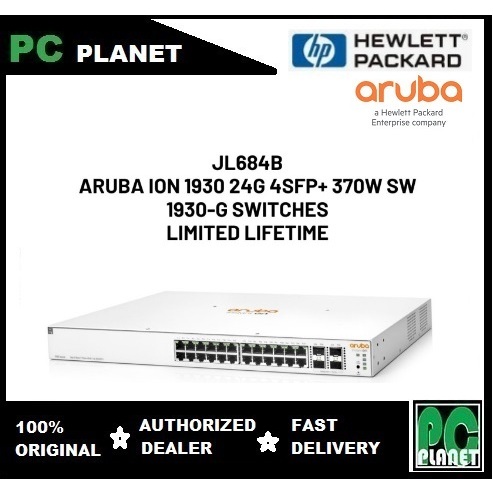 ARUBA JL684B HPE Networking Instant On Switch 24p Gigabit CL4 PoE 4p ...