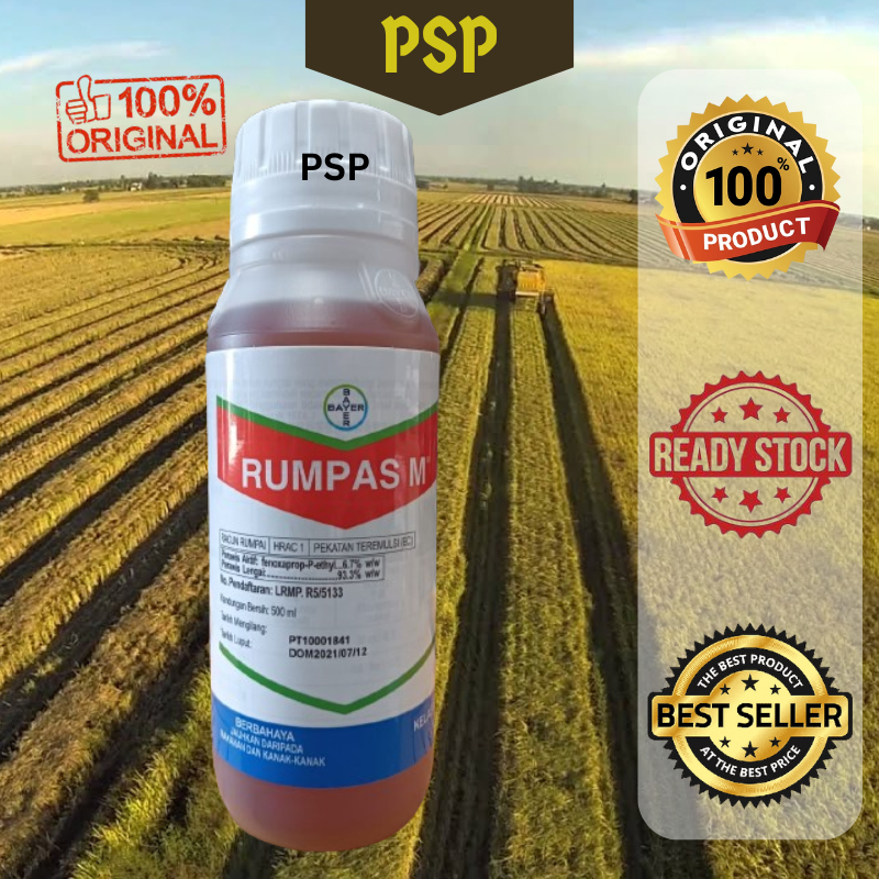 500ML RUMPAS M Racun Rumpai Padi Racun Colok Cina Racun Sambau Padi ...