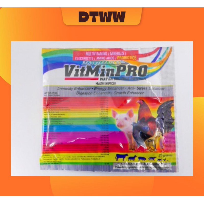 VitMinPRO 20g Water Soluble Powder For Gamefowl and Poultry (Sachet ...