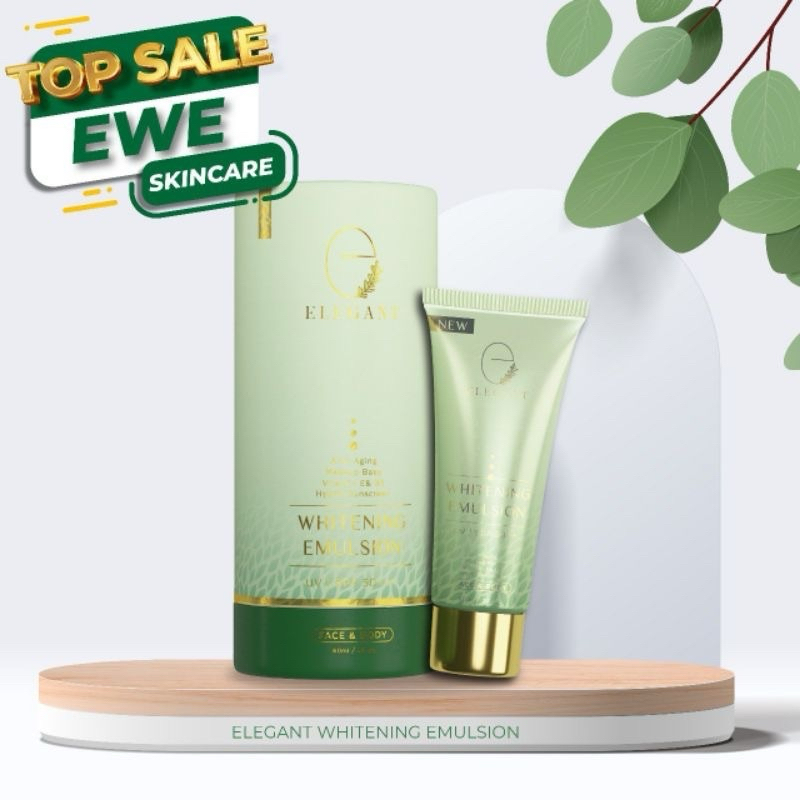 ELEGANT SUNSCREEN WHITE EMULSION 💯 ORI HQ | Shopee Malaysia