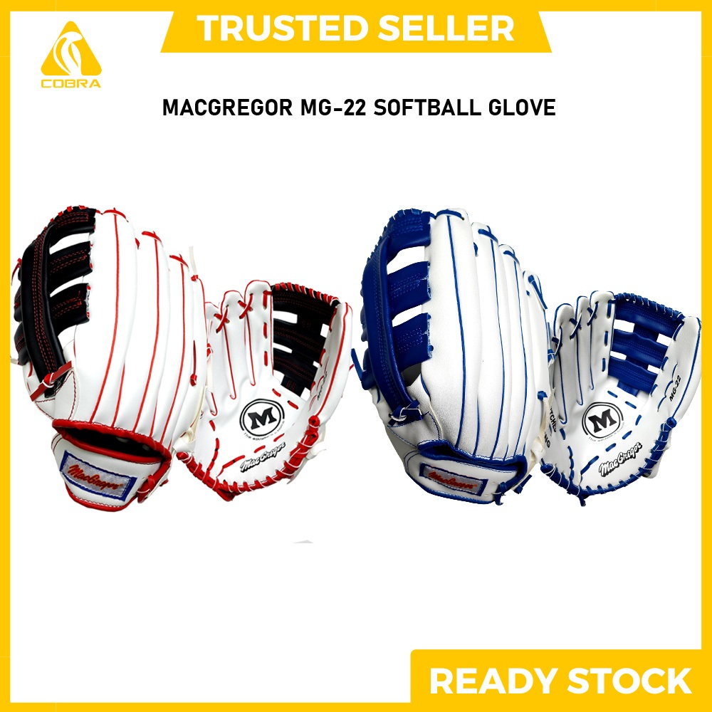 Macgregor MG 22 PVC Softball Glove (12.5") for senior | Shopee Malaysia