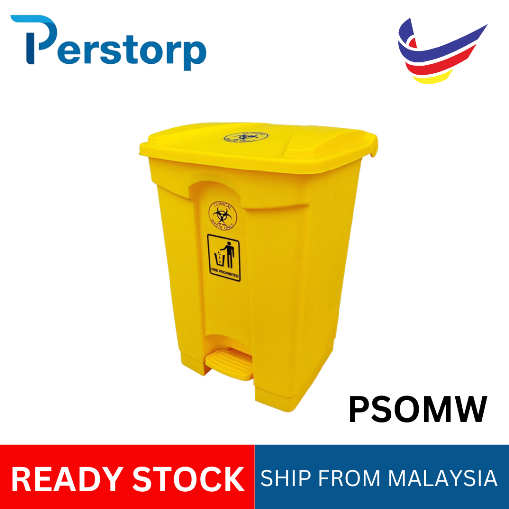 Medical Waste Pedal Bin 45L (PSOMW) | [Perstorp] | Shopee Malaysia