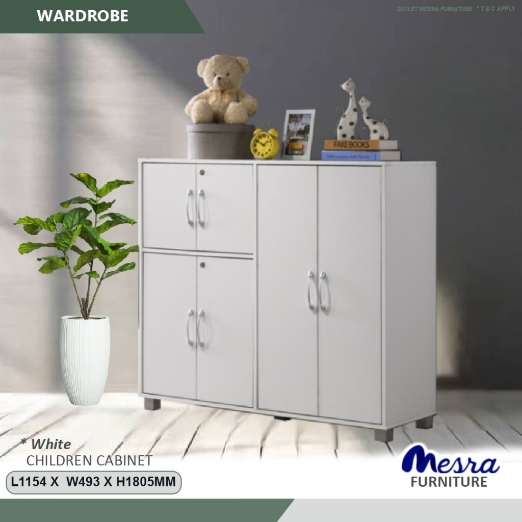 mesra-6 DOORS Children Wardrobe /Wardrobe/Baby Locker/Kid Wardrobe ...