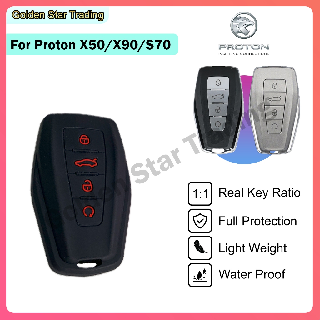 Proton X50 S70 X90 Key Cover Sarung Kunci Kereta Car Key Case ...