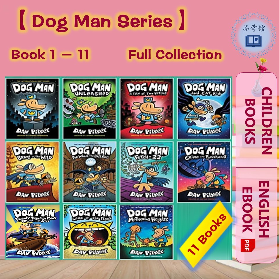 【Children Book with MP3】Dog Man Series by Dav Pilkey Children’s ...