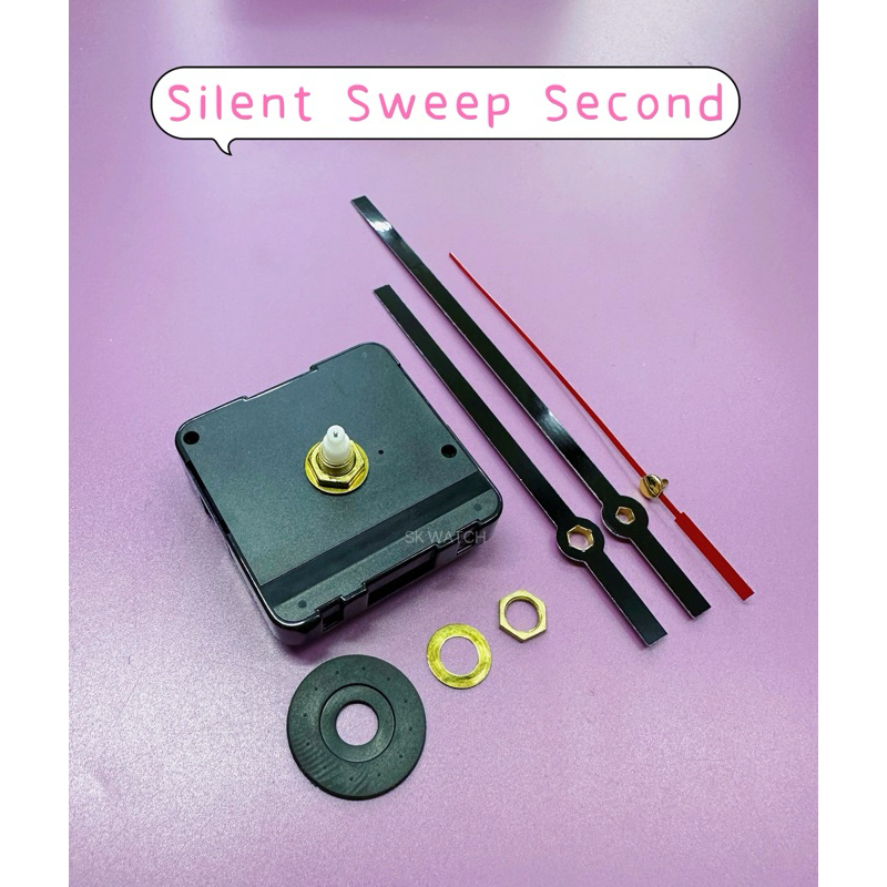 Silent Sweep Second Clock Movement Mechanism / DIY clock movement ...
