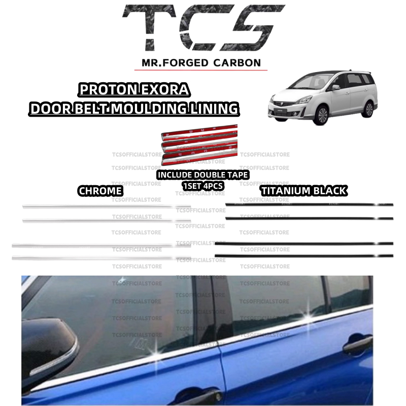 TCS PROTON EXORA CAR WINDOW DOOR BELT LINING MOULDING TRIM CAR ...