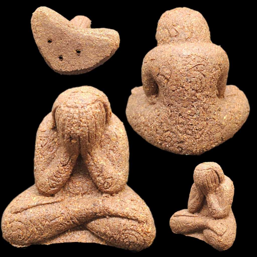 泰国佛牌 草药 Phra Pidta （大摸）Mass Chanted 众僧念经 Wat Mai Naparam BE 2559 ...