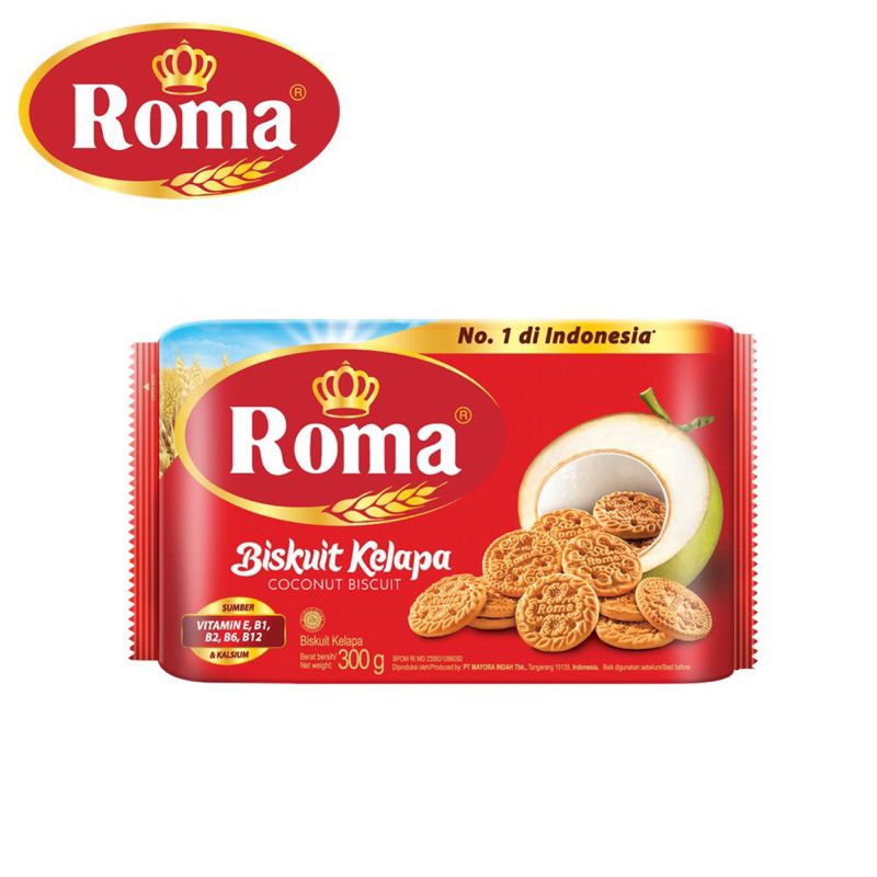Roma Coconut Biscuit / Biskut Kelapa 300g | Shopee Malaysia