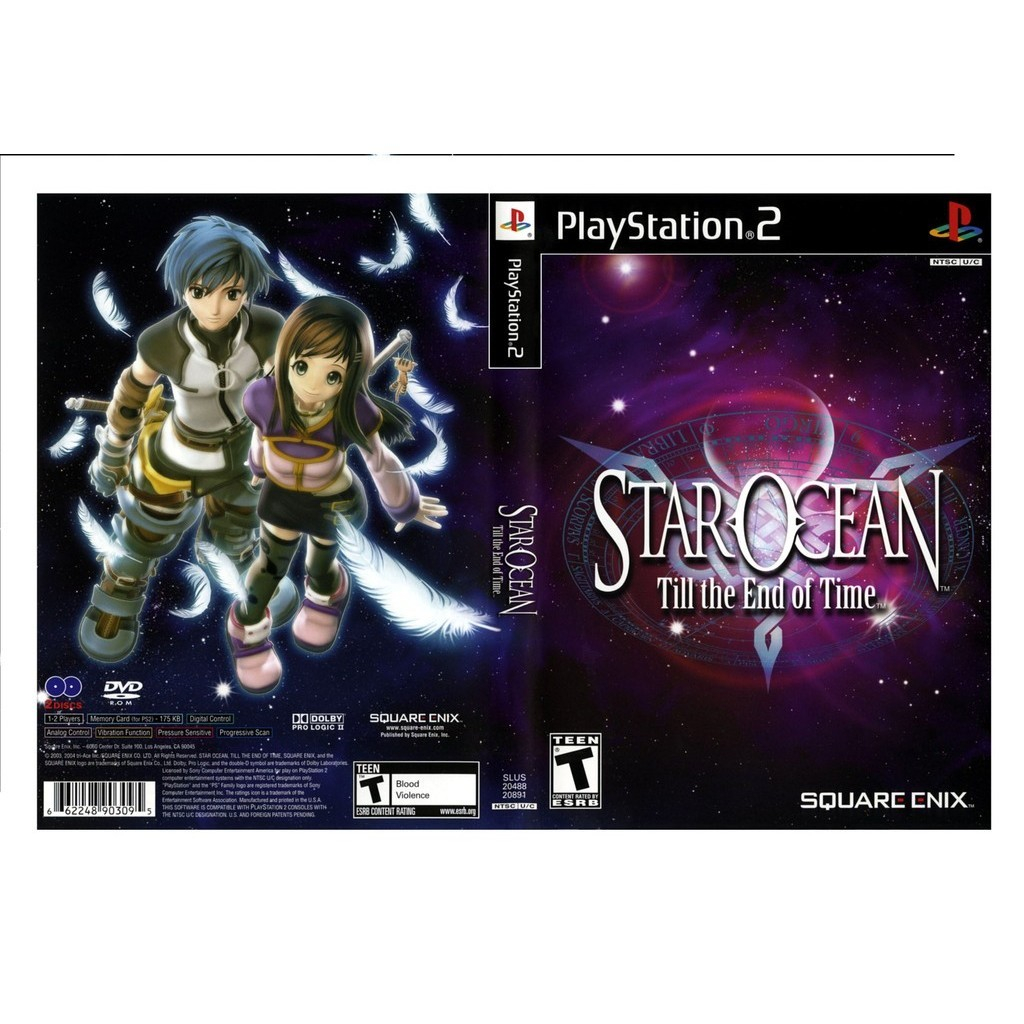 （PS2 Games CD DVD）PS2 STAR OCEAN TILL THE END OF TIME 2 DISC (DVD Game ...