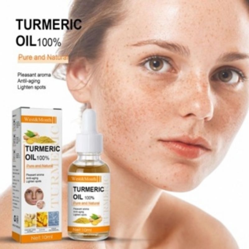 West&Month 姜黄精华油 淡斑抗皱提拉紧肤Turmeric Essential Oil Lighten spots, anti ...