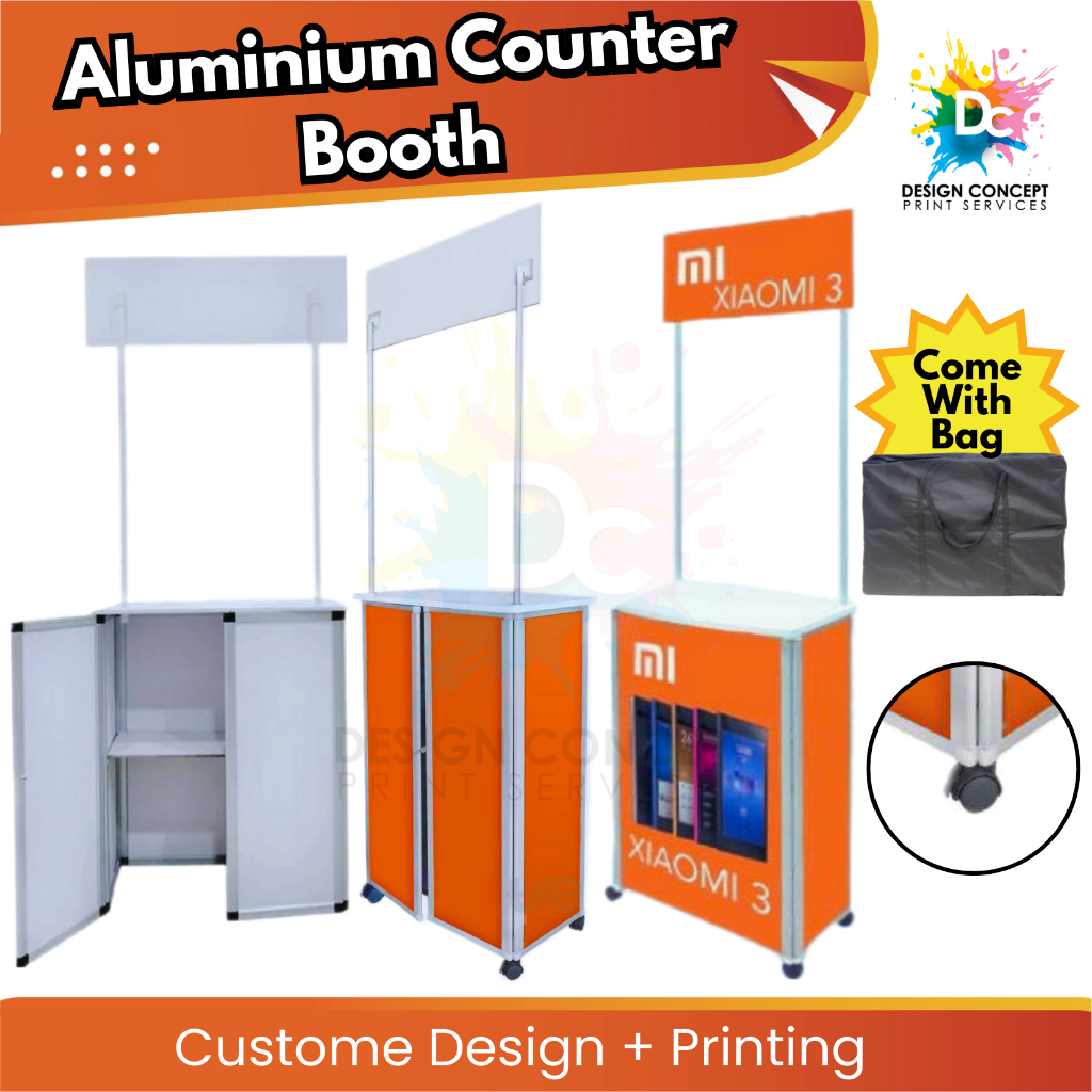 Aluminium Fortable Counter Sampling Booth/ Aluminium Counter Booth With ...