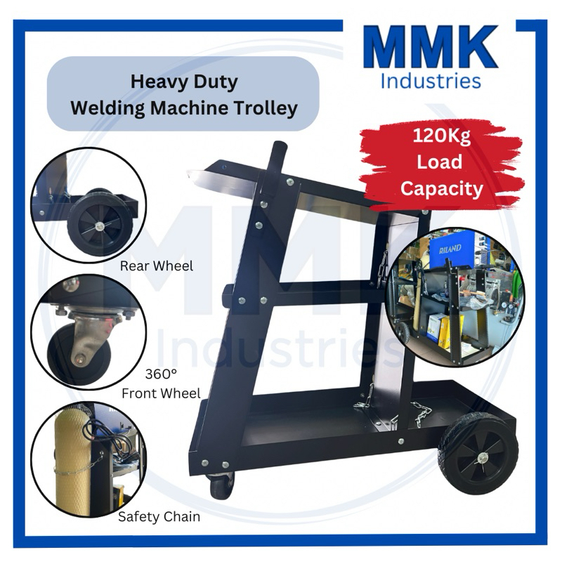 Heavy Duty MIG MMA TIG Plasma Welding Machine 3 Tier Trolley Welding ...