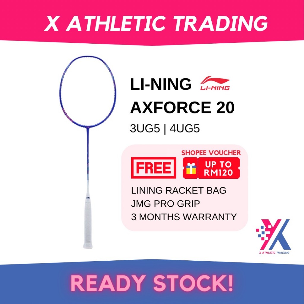 [3U4U READY STOCK]LINING AXFORCE 20 3U/4U [FREE GRIP + BAG] | Shopee ...