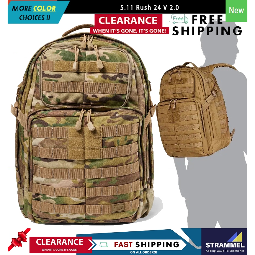 [100% ɑuthentic] 5.11 511 Rush24 2.0 Backpack Rush 24 CCW Tactical ...