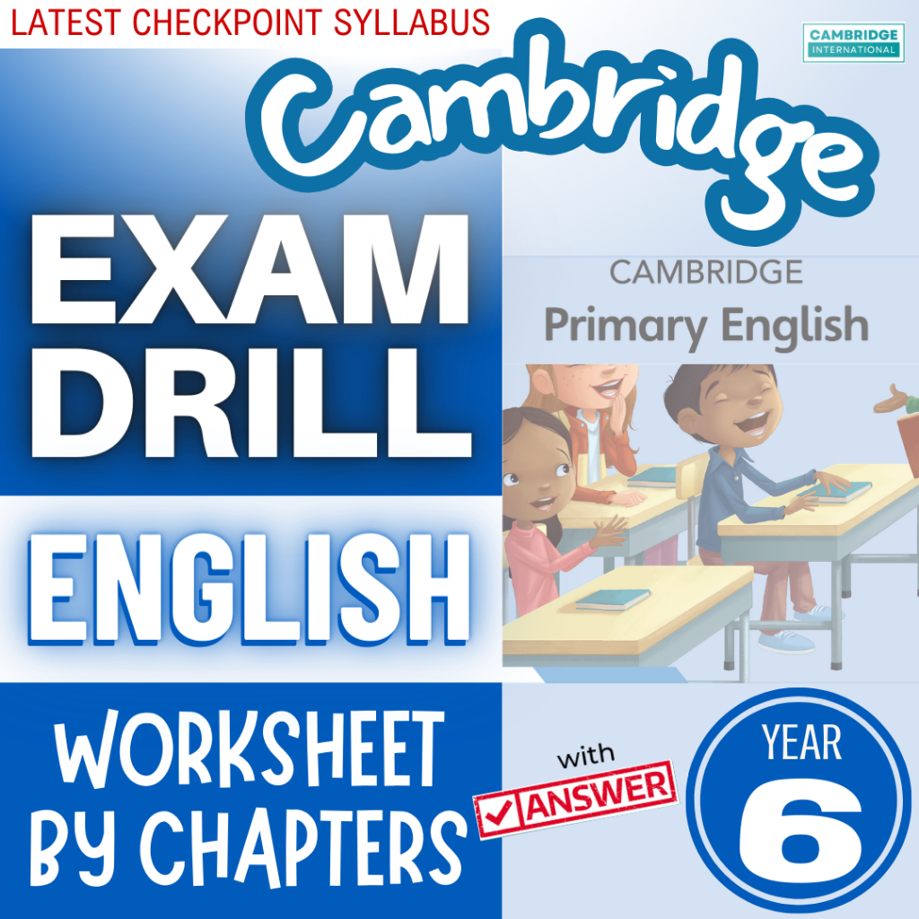 47C New Cambridge Primary English 6 Exam Drill Worksheet by Chapter ...